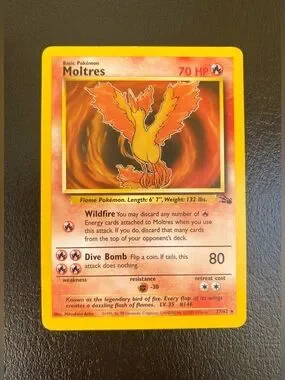 Pokemon | Toys | Moltres 2762 Pokmon Card | Poshmark